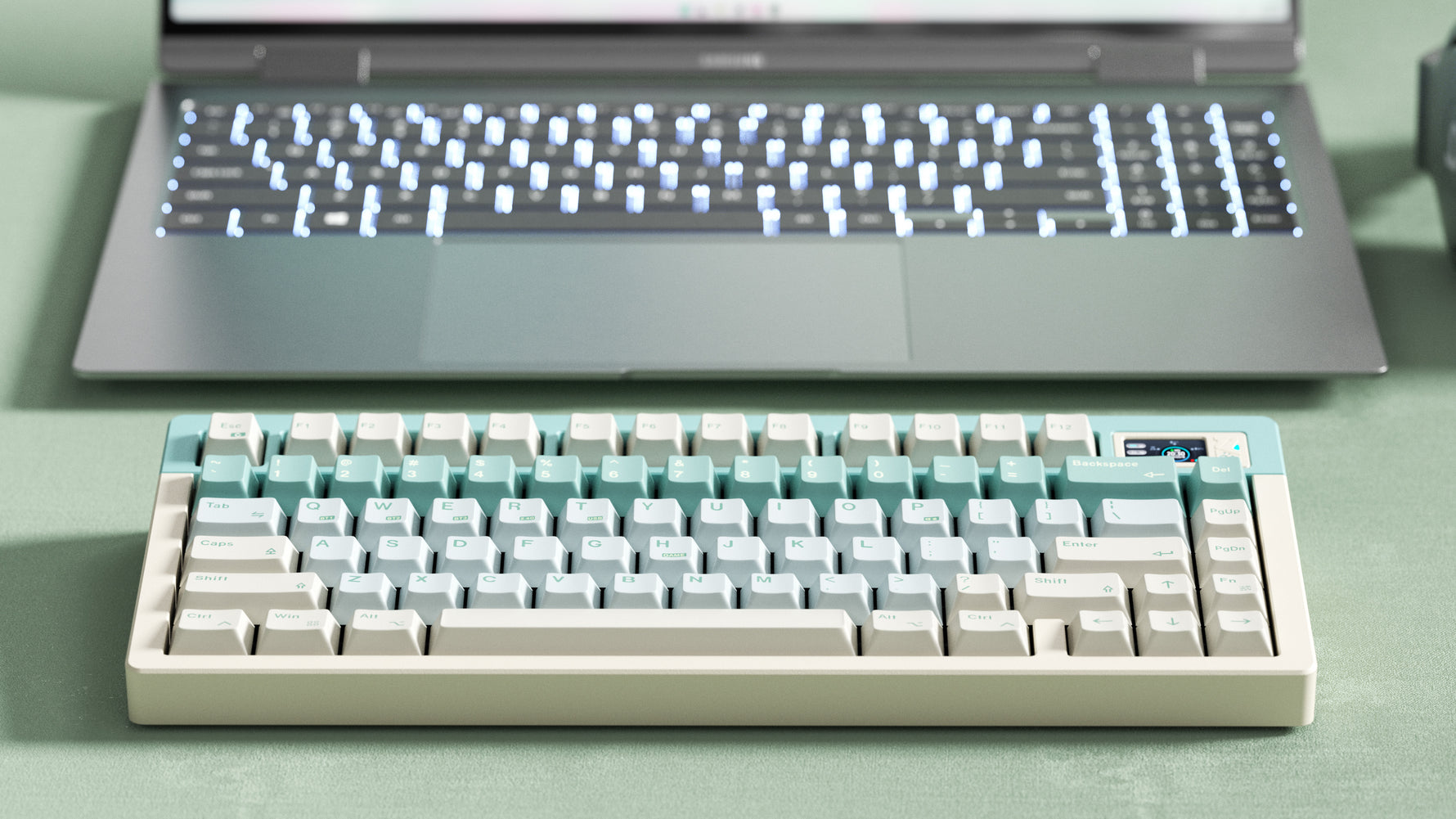 LUMINO75 75% Layout Hot-swappable Custom Mechanical Keyboard